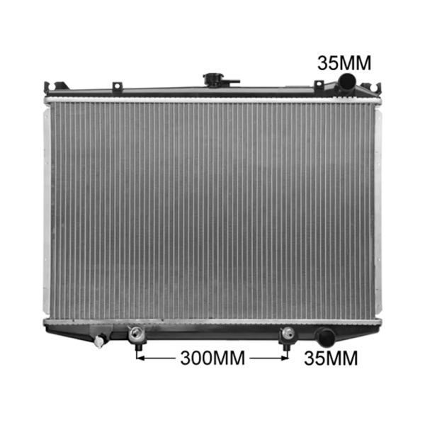 NISSAN NAVARA 1986-1997 D21 PETROL Radiator | Natrad